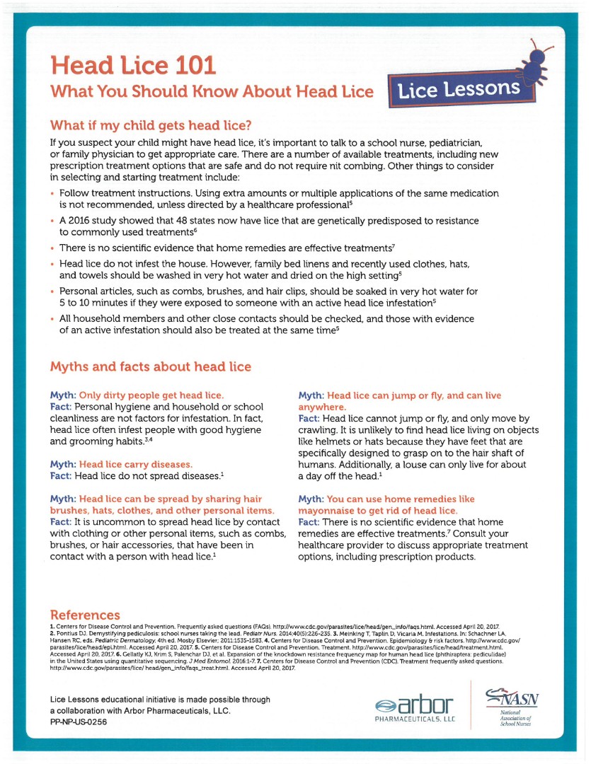 Boyd County Schools - September is Lice Prevention Month