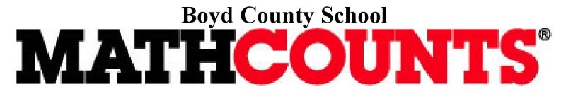 Boyd County Schools - MATHCOUNTS Competiton