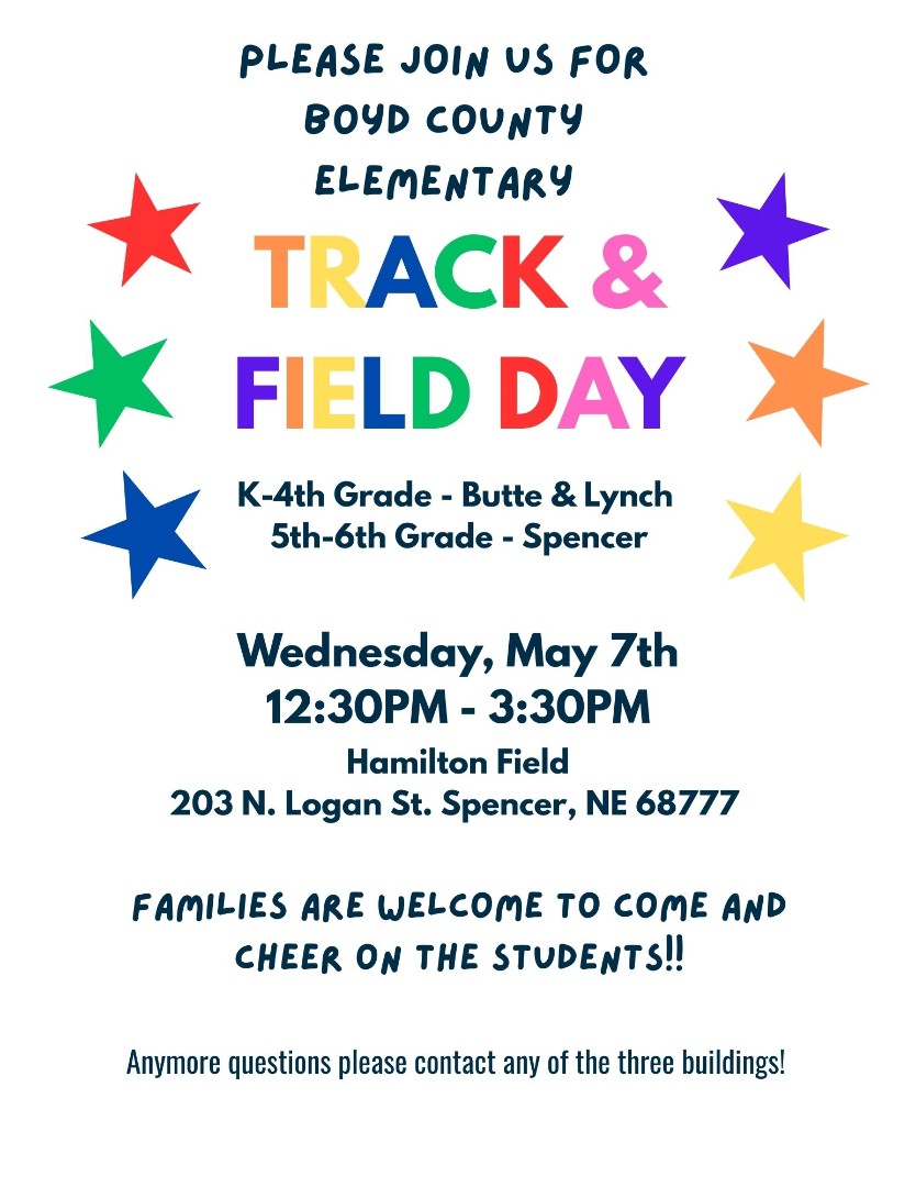 Boyd County Schools - 2025 Elementary Track & Field Day